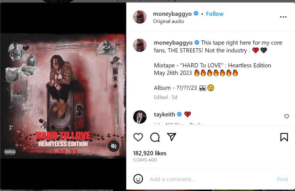 Moneybagg Yo New Album “Hard to Love: Heartless Edition” Releasing May ...