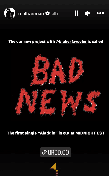Blu & Real Bad Man New Album "Bad News" Releasing Sept. 1st